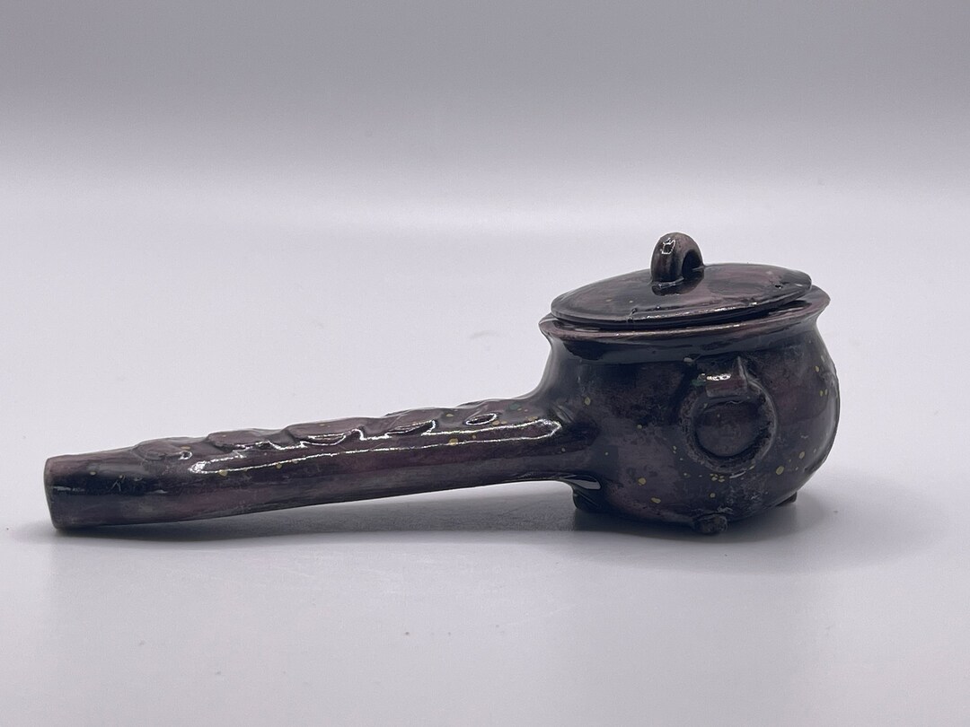 Smokey Purple Cauldron Moon Phase Ceramic Tobacco Pipe USA - Etsy
