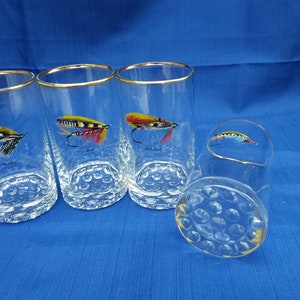 Home & Living Drink & Barware 4 Vintage Fishing Bar Fly Man Cave ...