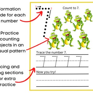 Learn to Write Numbers With Number Worksheets 1-20, Perfect for ...