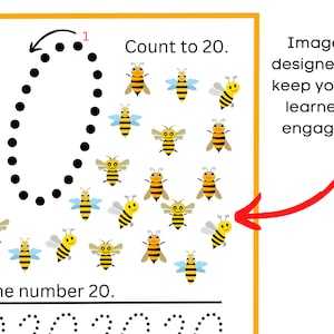 Learn to Write Numbers With Number Worksheets 1-20, Perfect for ...