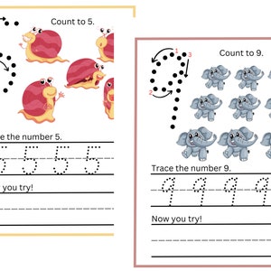 Learn to Write Numbers With Number Worksheets 1-20, Perfect for ...