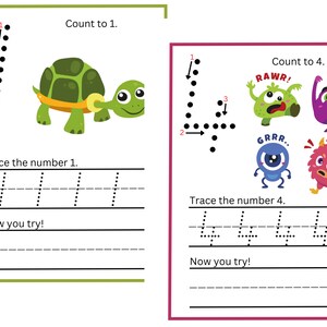Learn to Write Numbers With Number Worksheets 1-20, Perfect for ...