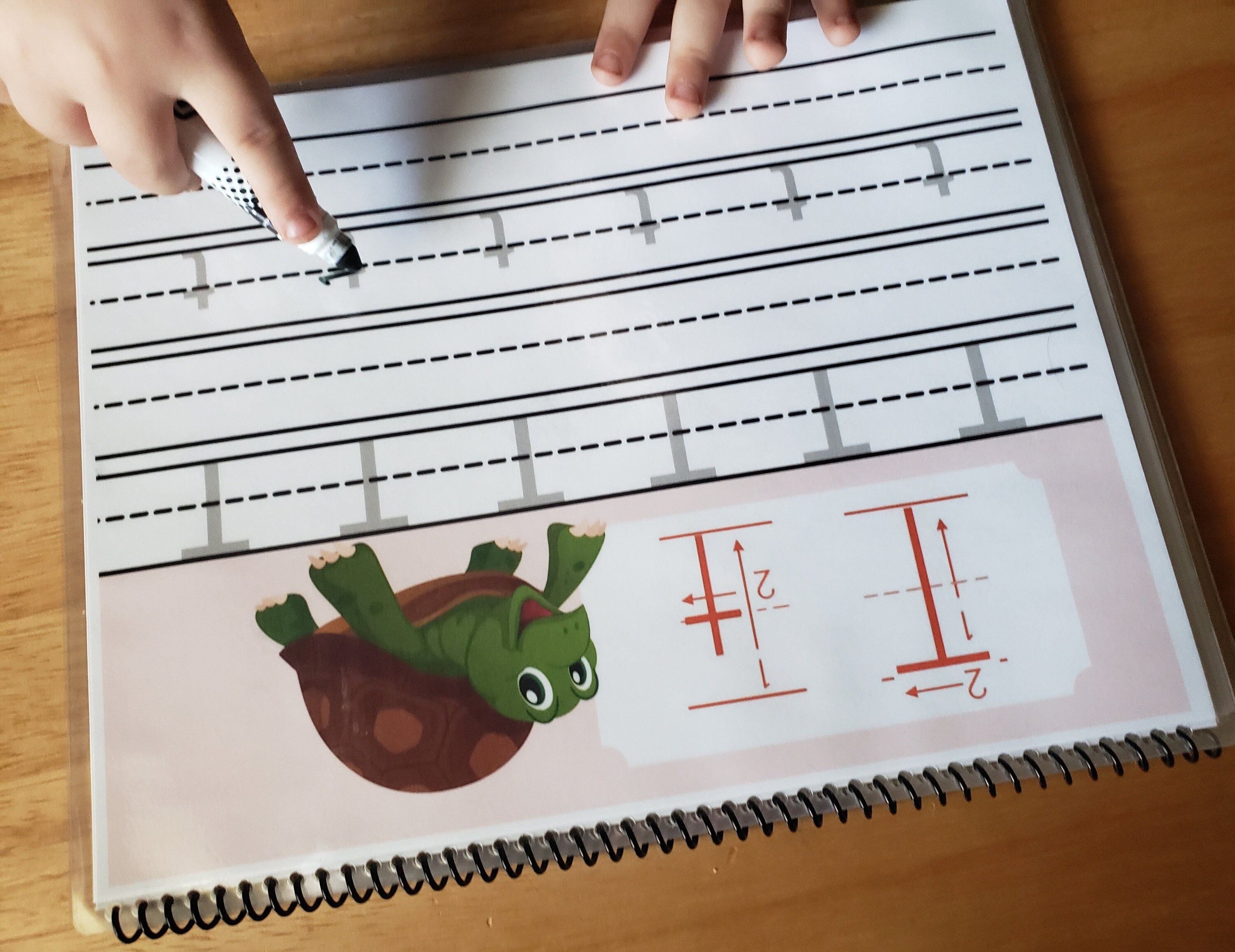 Dry Erase Letter Writing Guide Alphabet Practice Worksheets - Etsy