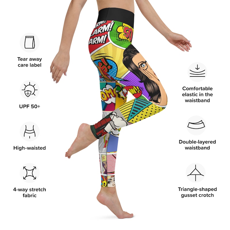 Comic Leggings - Etsy