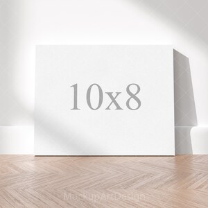 10x8 Canvas Mockup, Modern Digital Canvas Mockup, 5x4 Canvas Mockup ...