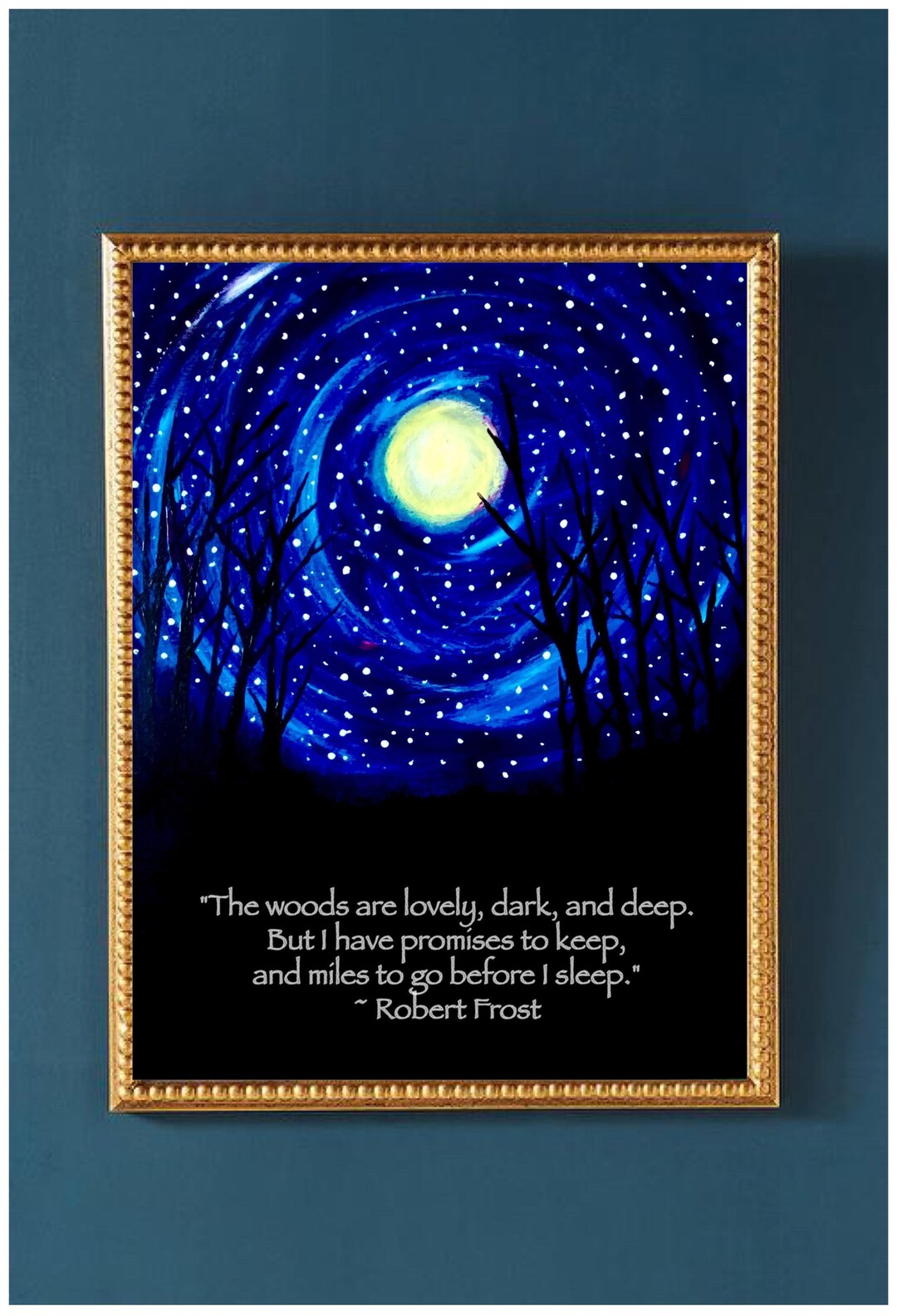 Promises to Keep | Poetry on Prints | Original Art | Quotes to Live by ...