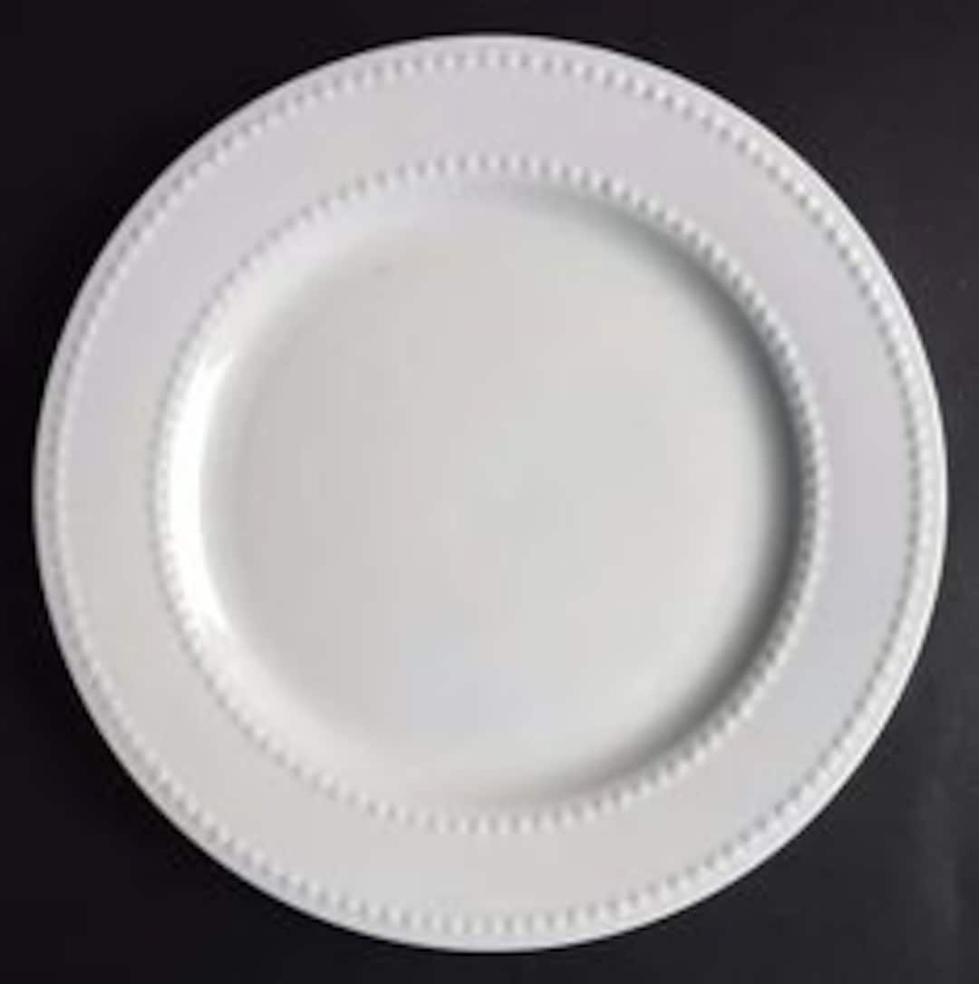 2 Dinner Plates / ROYAL NORFOLK, Double Bead Edge / Embossed Beaded ...