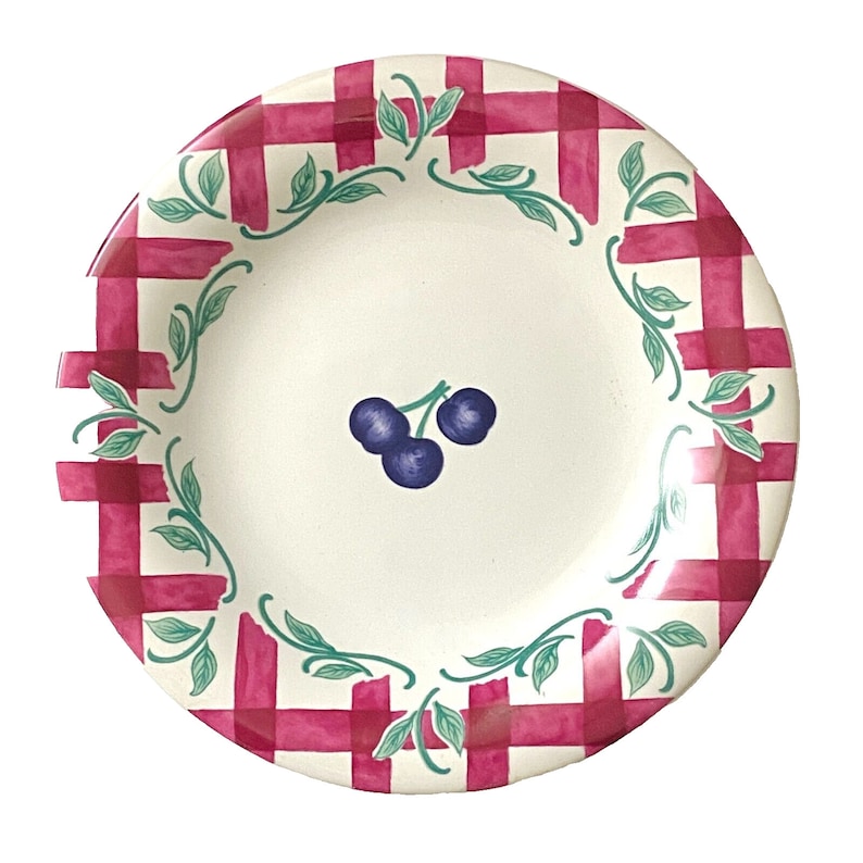 4 Appetizer Dessert Side Plates / PRINCESS HOUSE Orchard Medley ...