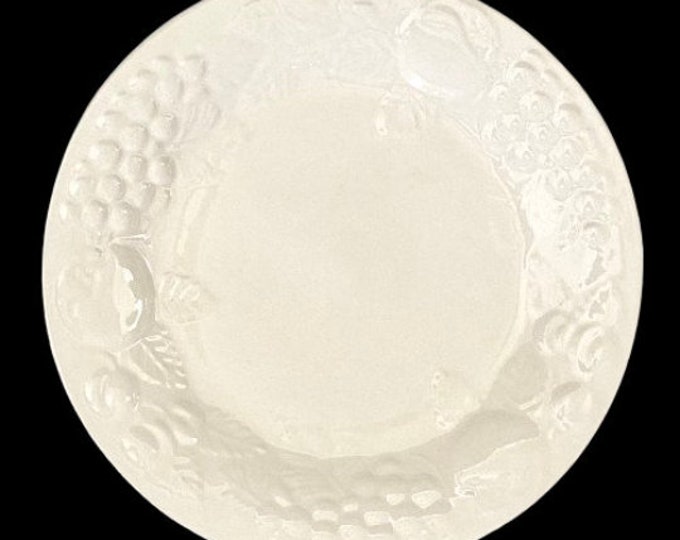 Euro Ceramica Vineyard Embossed Grapes and Leaves 11 Ceramic Dinner ...