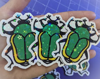 Beetle Sticker | Etsy