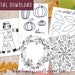Fall Coloring Pages for Kids Autumn & Thanksgiving Printable - Etsy