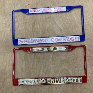GREEK and Custom Fraternity and Sorority License Plate Frames ...
