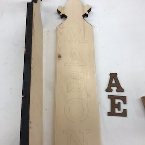 GREEK Fraternity / Sorority Paddles- 2ft Traditional Greek Tall Blank ...