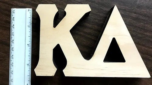 GREEK Fraternity and Sorority Wood/acrylic Letters/symbols Unfinished ...
