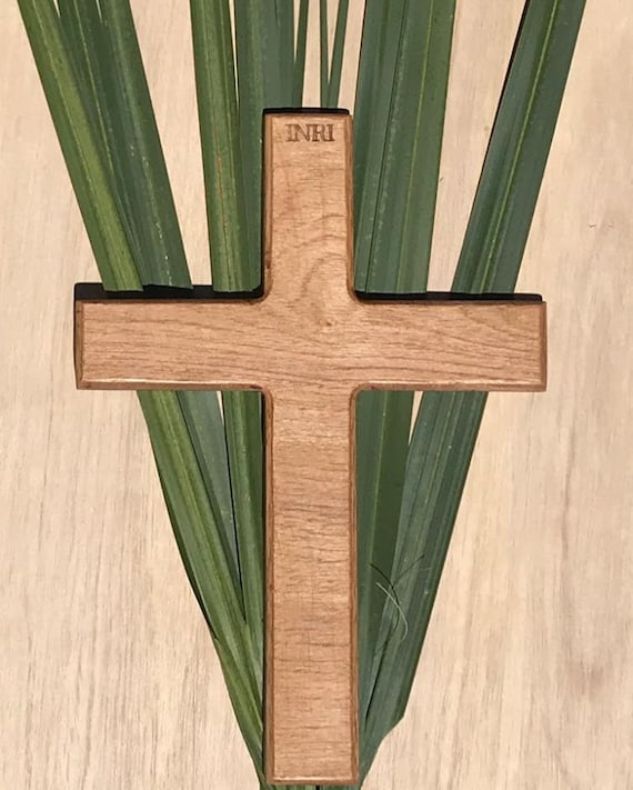 Laser Cut Wood Cross Personalized | Etsy