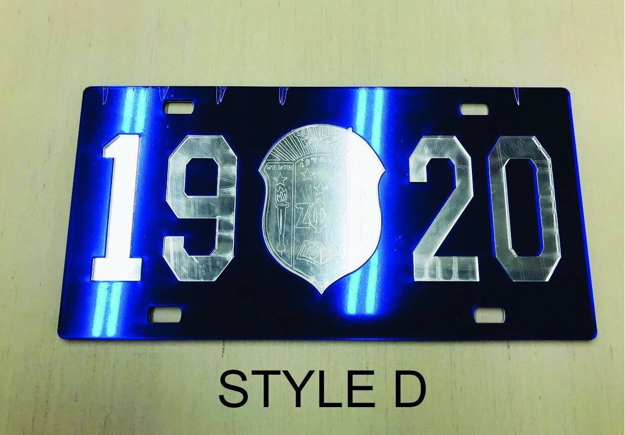 GREEK Fraternity and Sorority License Plates- Tags-organiztion-custom ...