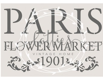 Paris Stencil Eiffel Tower Stencil, Paris Stencils, France Stencil ...