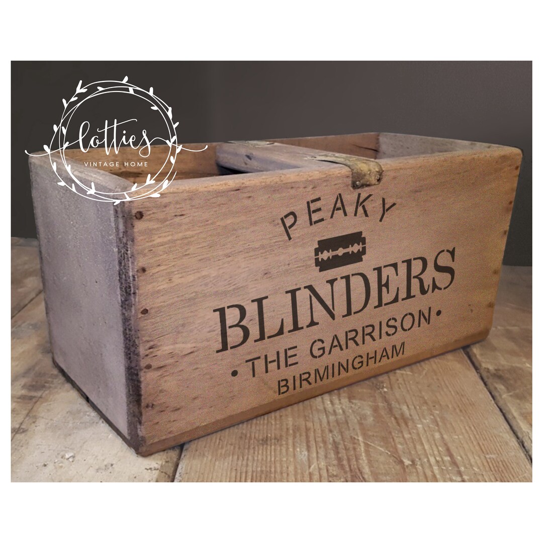 A5 Stencil Peaky Blinders RAZOR BLADE the Garrison - Furniture Crates ...