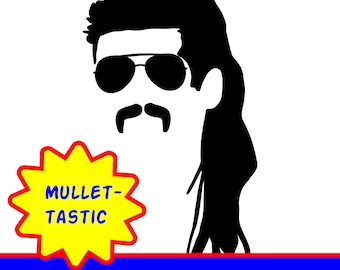 Mullet Decal - Etsy