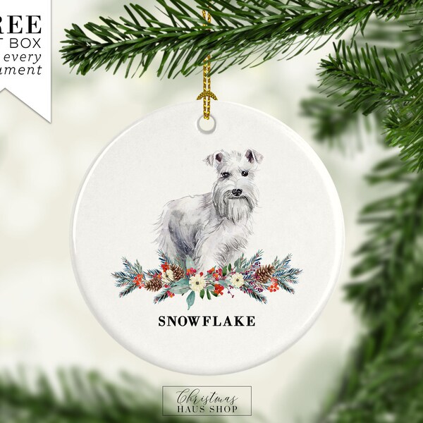Schnauzer Ornament - Etsy