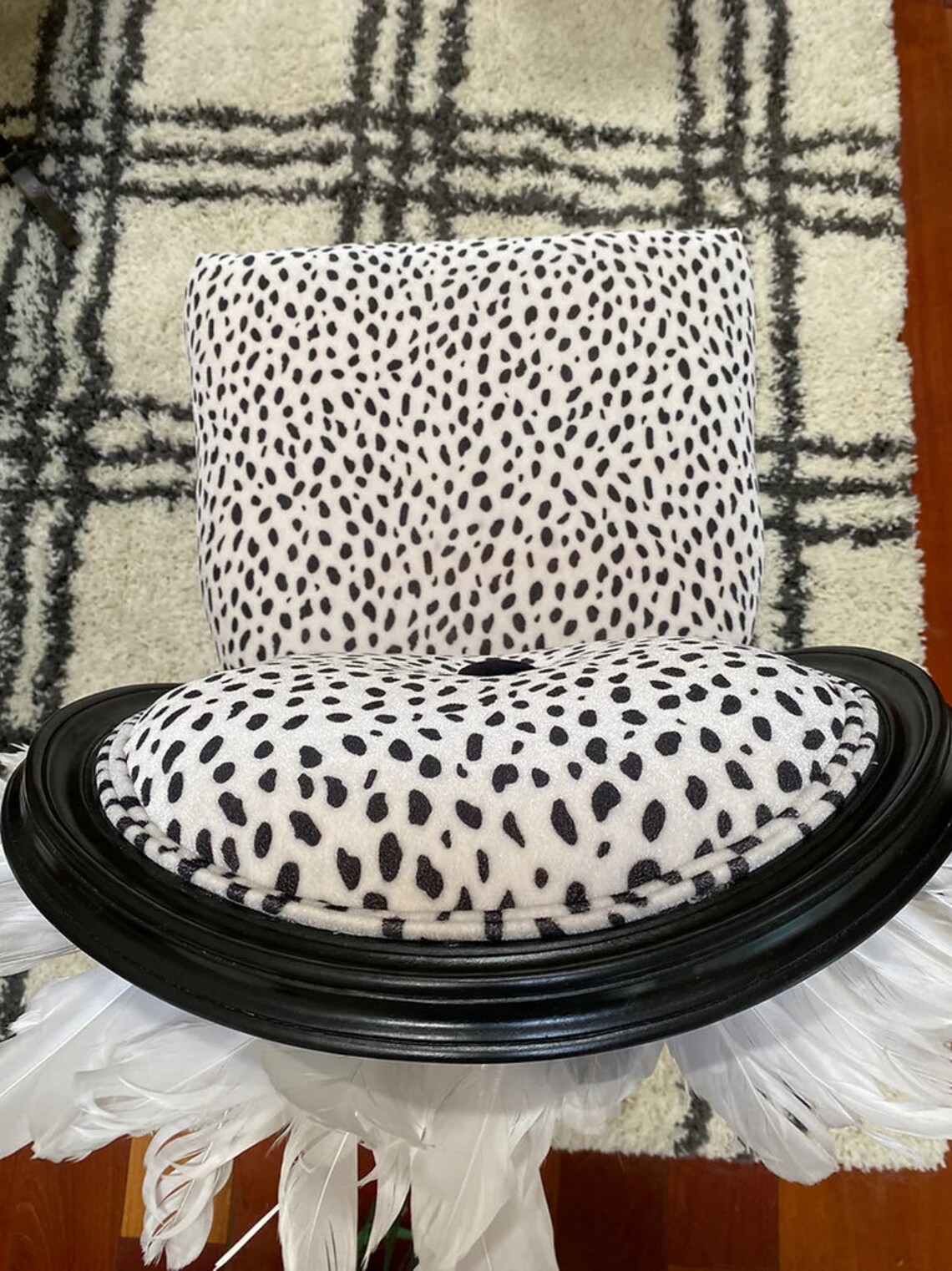 Black Eyed Susie Chair: One of A Kind French Side Chair Honey Bee ...