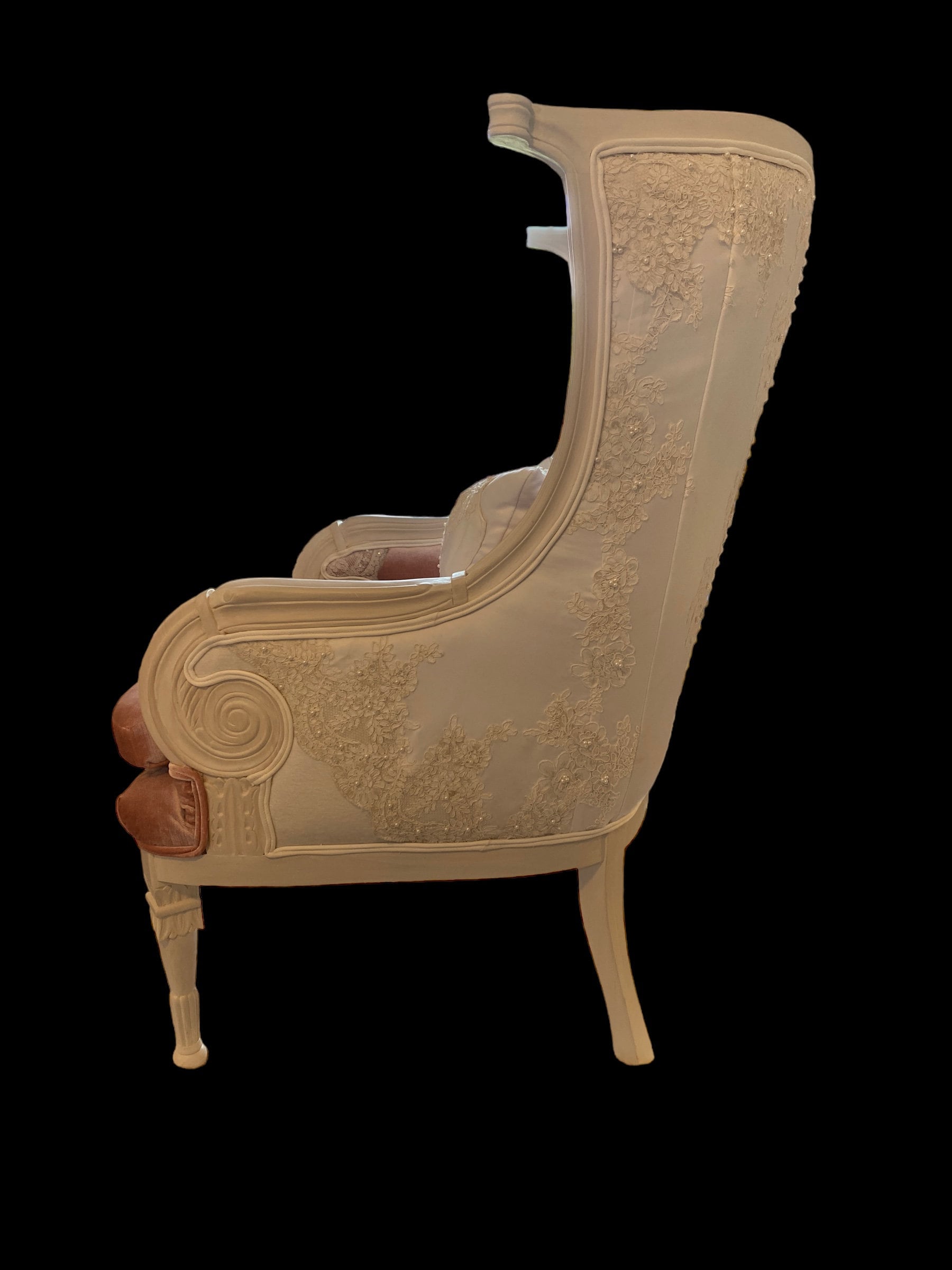 The Ever After Chair: Wedding Dress Chair Custom Preserved Gown ...