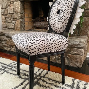Black Eyed Susie Chair: One of A Kind French Side Chair Honey Bee ...