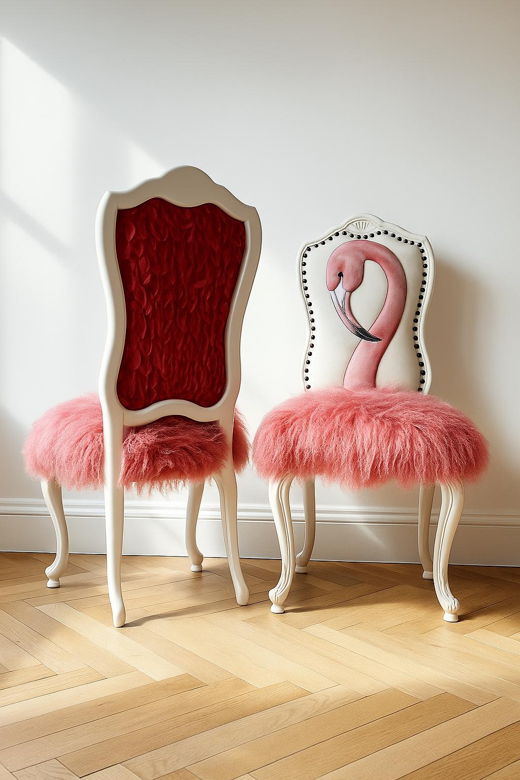 Funky Flamingo Chair - Etsy