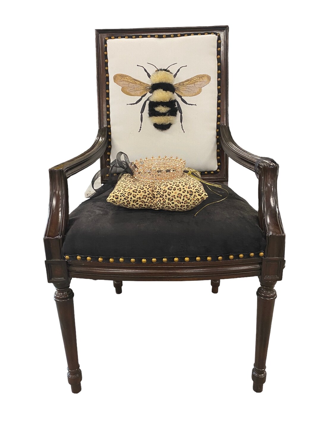 QUEEN BEE 3-D French Side Chair One of A Kind Honey Bee Office ...