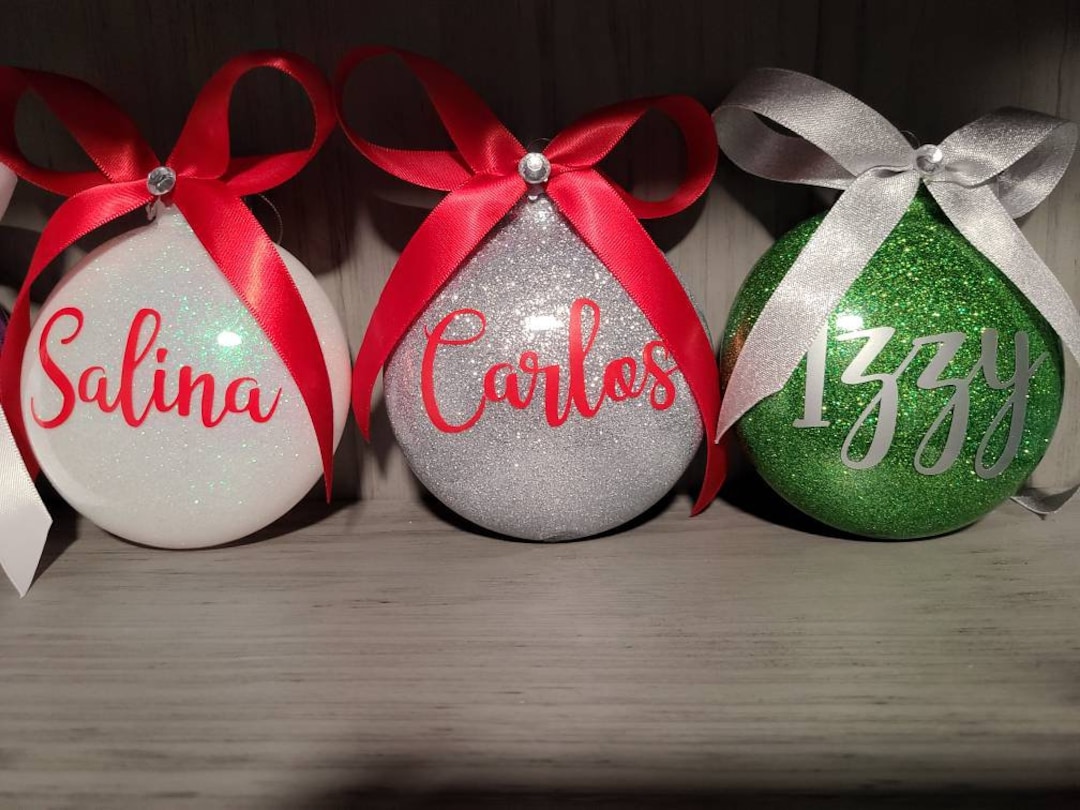 Personalized Ornaments - Etsy