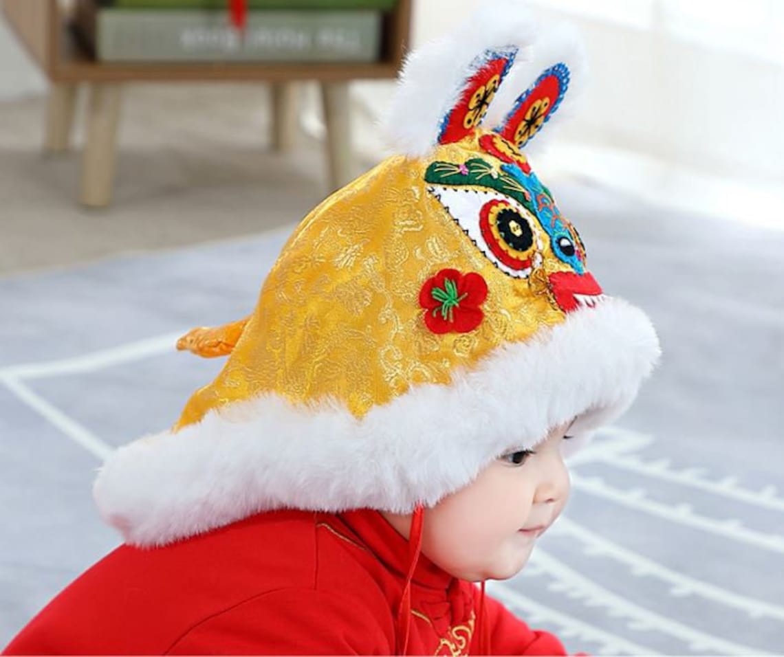 Chinese Handmade Tiger Head Hat 0-3 Years Old Baby Hat - Etsy