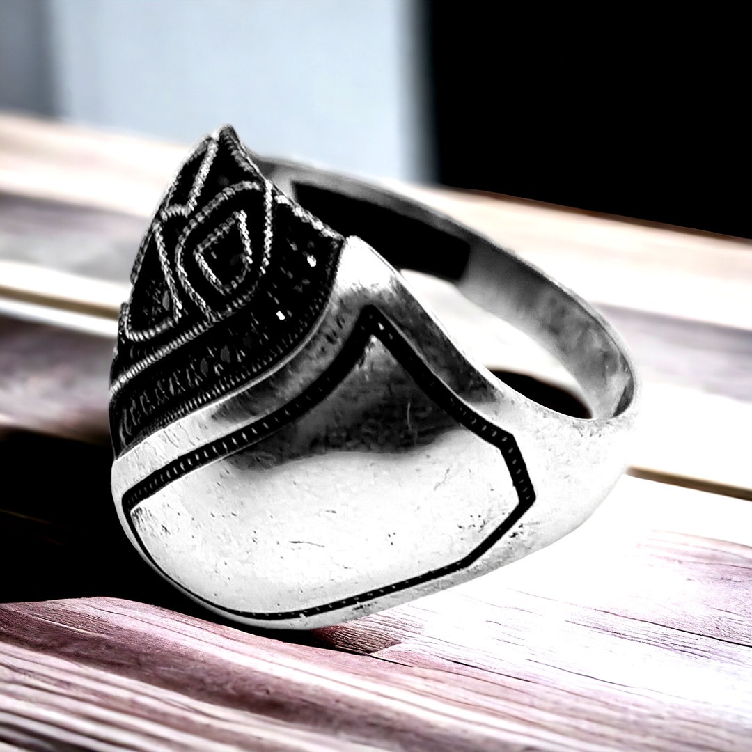 925 Sterling Silver Ring for Heat Regulation, Ring, Handmade Jewelry ...