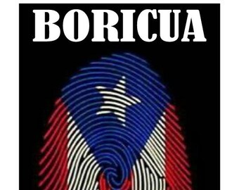Puerto Rico Flag Vinyl Stickers-decals Chica Boricua - Etsy