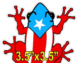 Puerto Rico Flag Sticker Decal Bandera Car Boricua Puerto | Etsy