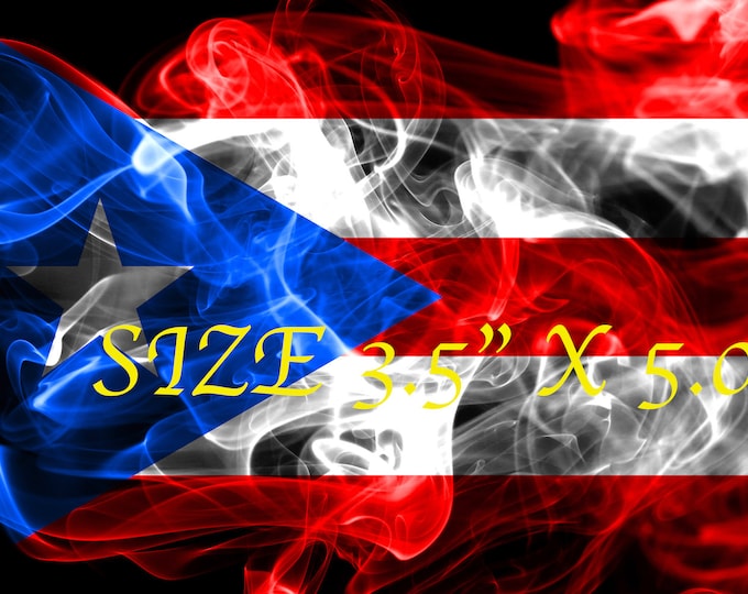 Puerto Rico Flag Vinyl Stickers-decals Chica Boricua53 - Etsy Canada