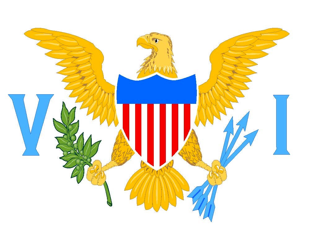 US Virgin Islands Flag Sticker Decal Bandera De Islas - Etsy