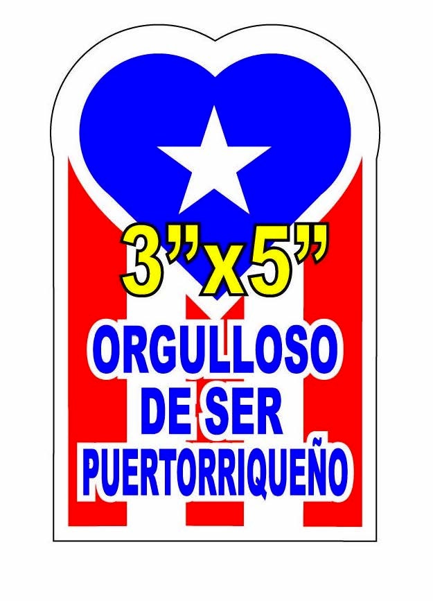 Puerto Rico Flag Sticker Decal Bandera Car Boricua Puerto | Etsy