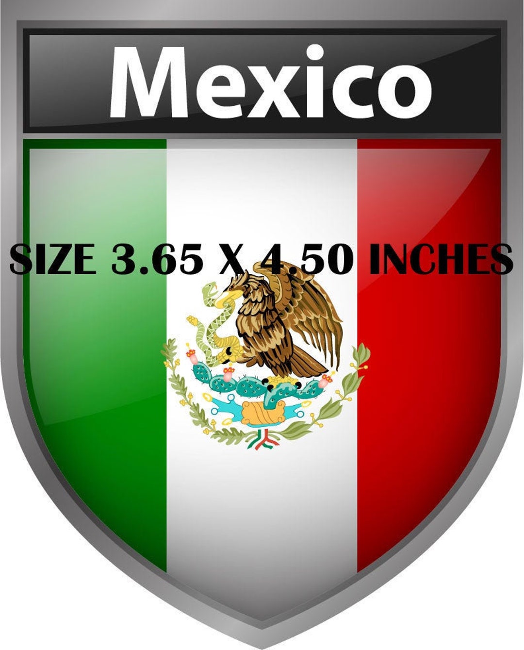 Mexico Flag Sticker Decal, Mexican Flag , Bandera De Mexico, Mexico ...