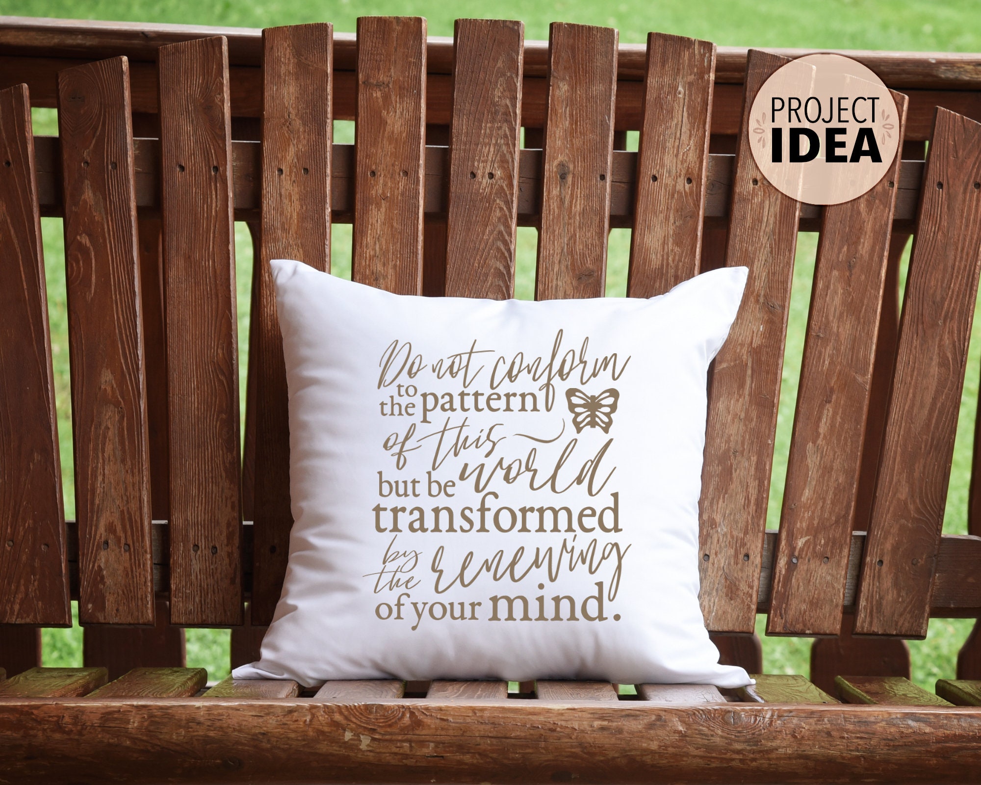 Do Not Conform Bible Verse Digital Art, Romans 12:2 SVG Bible Cut Files ...