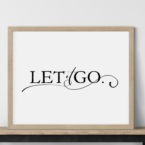 Let It Go Sign - Etsy