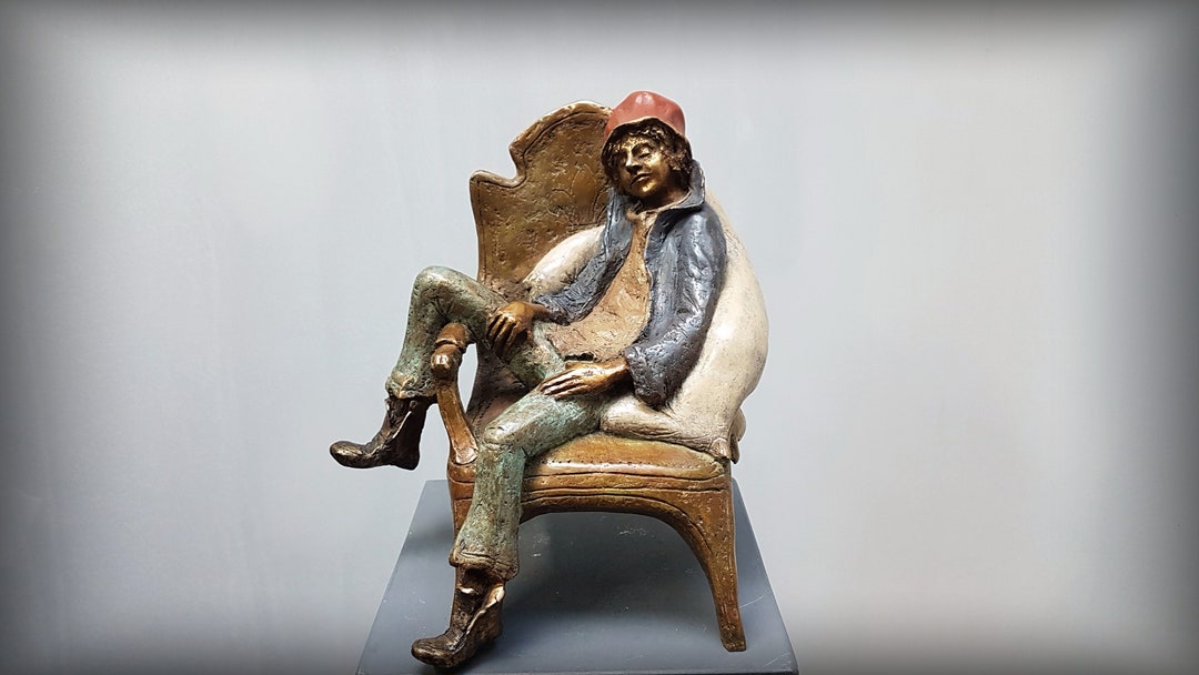 Bronze Sculpture "the Dream of a King" by Pierre Germain, Sculptor - Etsy