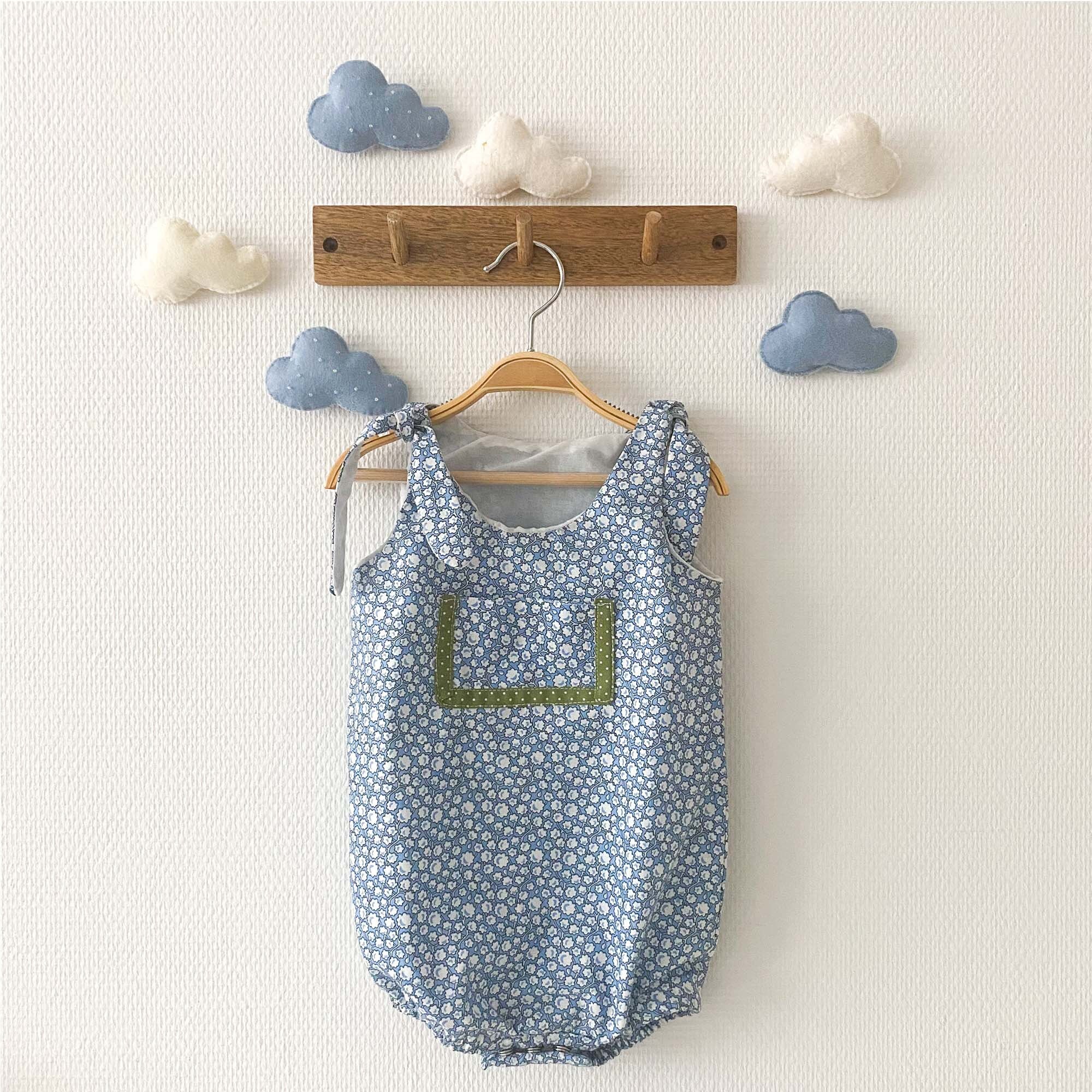 Baby Romper PDF Sewing Pattern Instant Download 5 Sizes - Etsy Australia