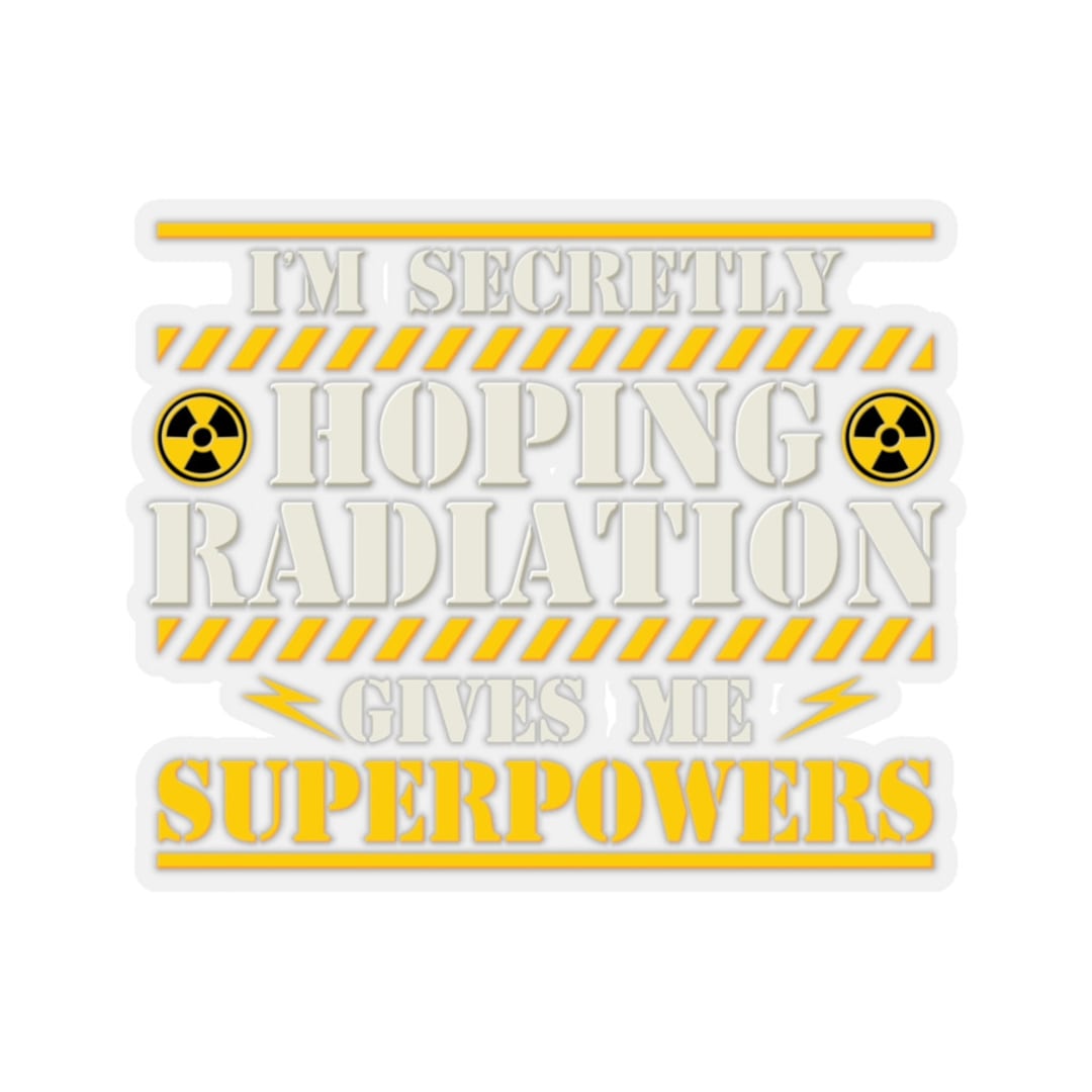 Cancer Warrior Radiation Superpower Quote Sticker - Etsy