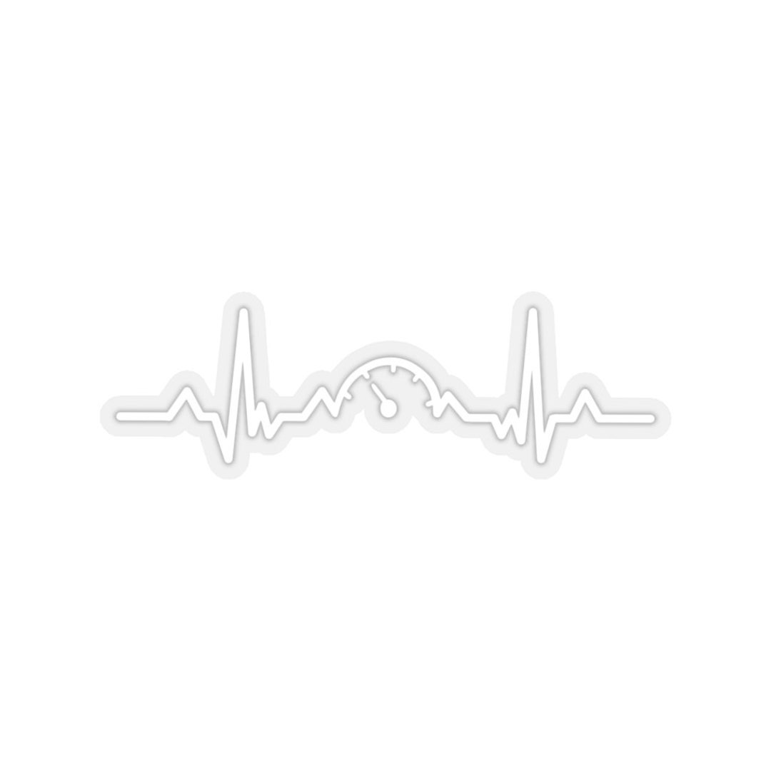 Car Lover Heartbeat Speedometer Sticker - Etsy