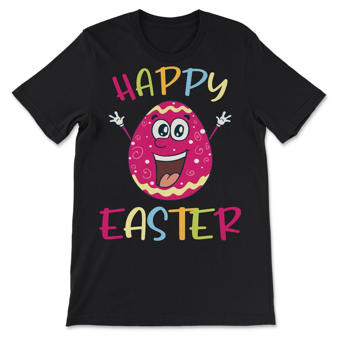 Cute Celebrating Egg-cited Easter Egg Happy Easter - Etsy