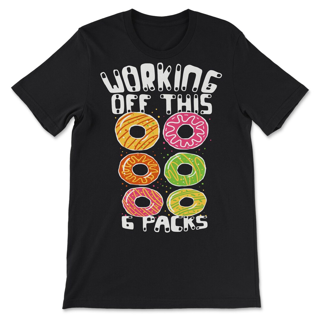 Funny 6 Pack Donut Gym & Workout Bodybuilder Quote - Etsy