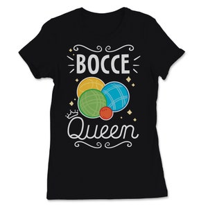 Funny Italian Bocce Queen Female Bocce Player | Etsy