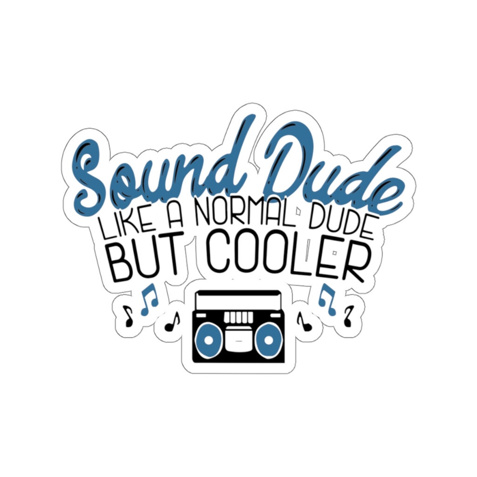 Funny Audio Engineer: Sound Guy Sound Dude Sticker - Etsy.de