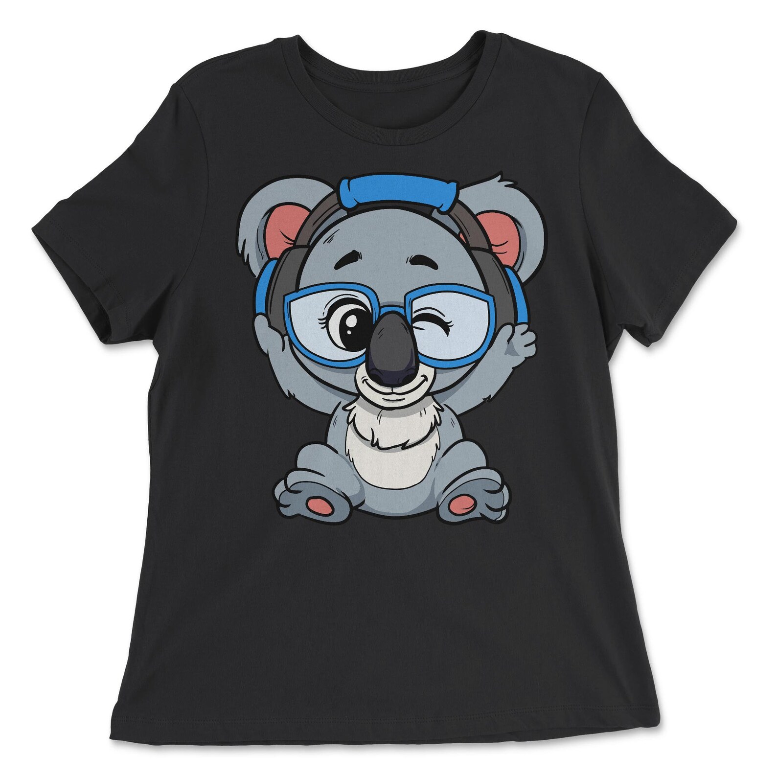 Cute Winking Koala Bear DJ With Headphones - Etsy