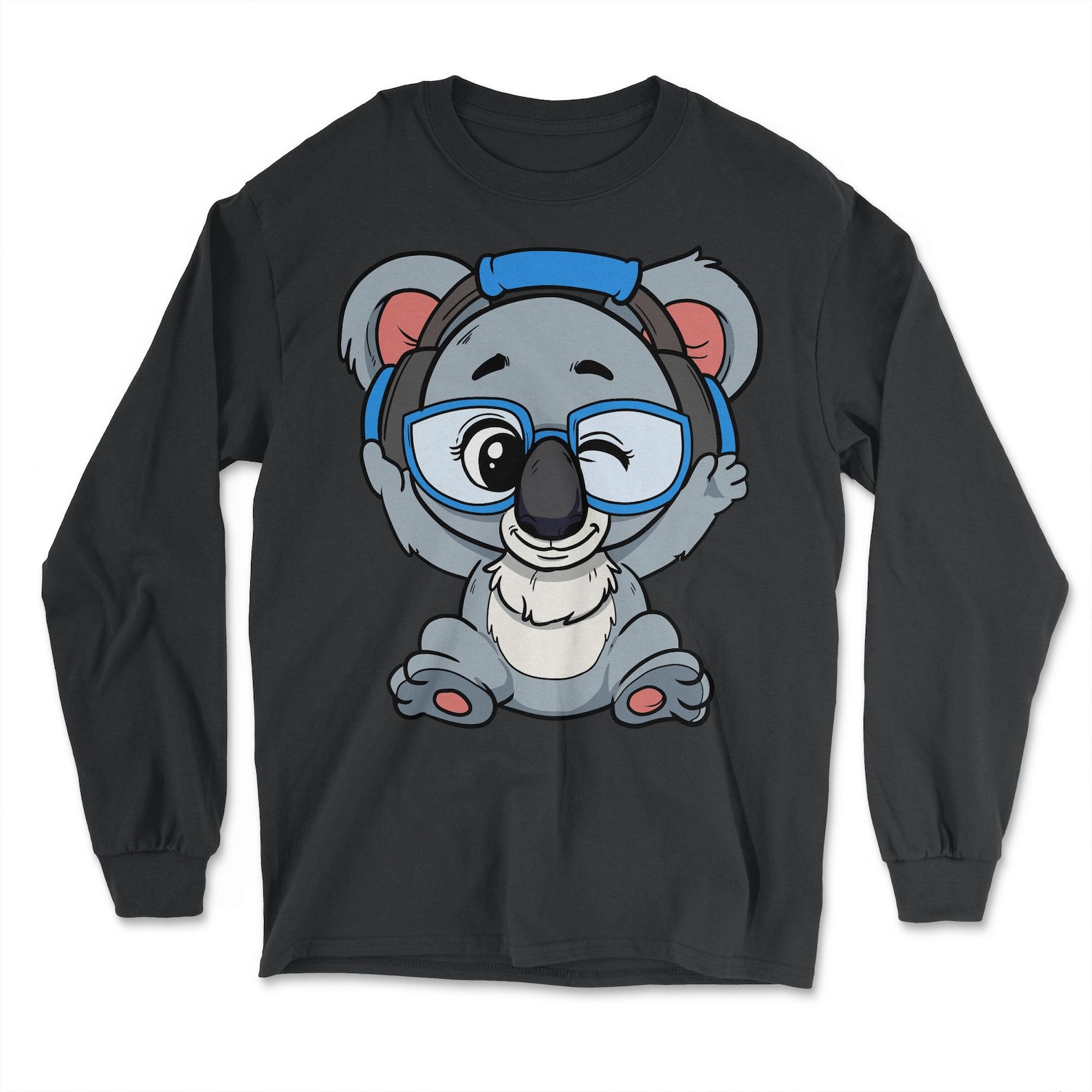 Cute Winking Koala Bear DJ With Headphones - Etsy